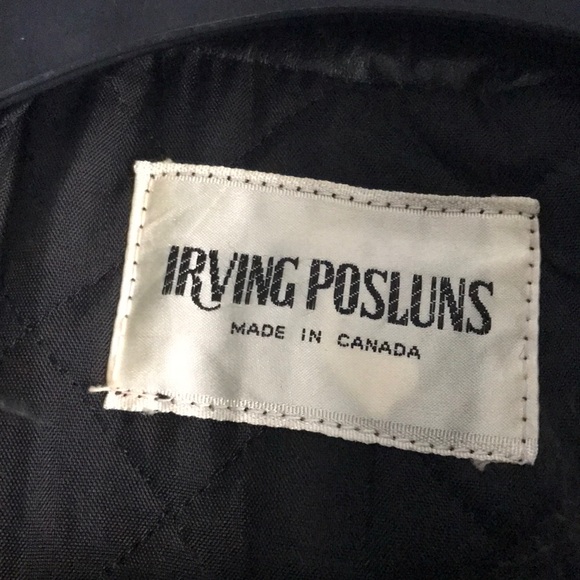 irving posluns | Jackets & Coats | Vtg Irving Posluns Canada Leather ...
